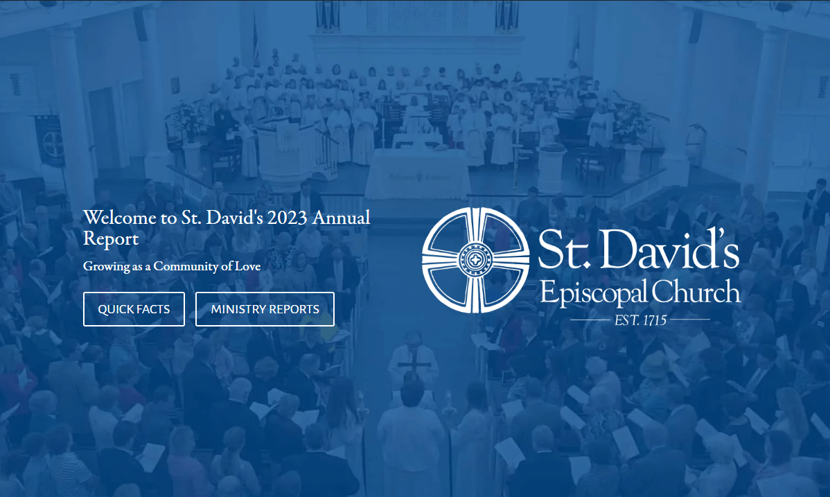 2023 Annual Report - St. David's Episcopal Church